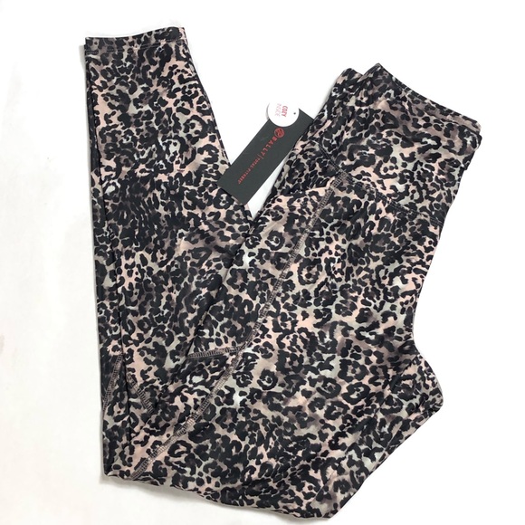 Bally | Pants & Jumpsuits | Bally Total Fitness Blackcinder Cheetah ...